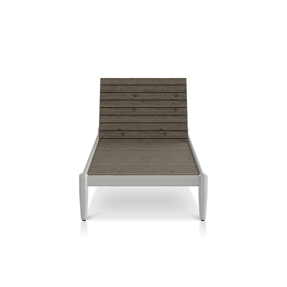 Danish Armless Chaise - Slatted – Your Patio Store